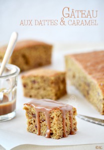 Gâteau aux dattes & caramel